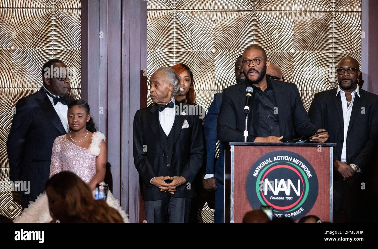 Tyler Perry acceptance speech on awards at NAN 2023 Convention Keepers ...