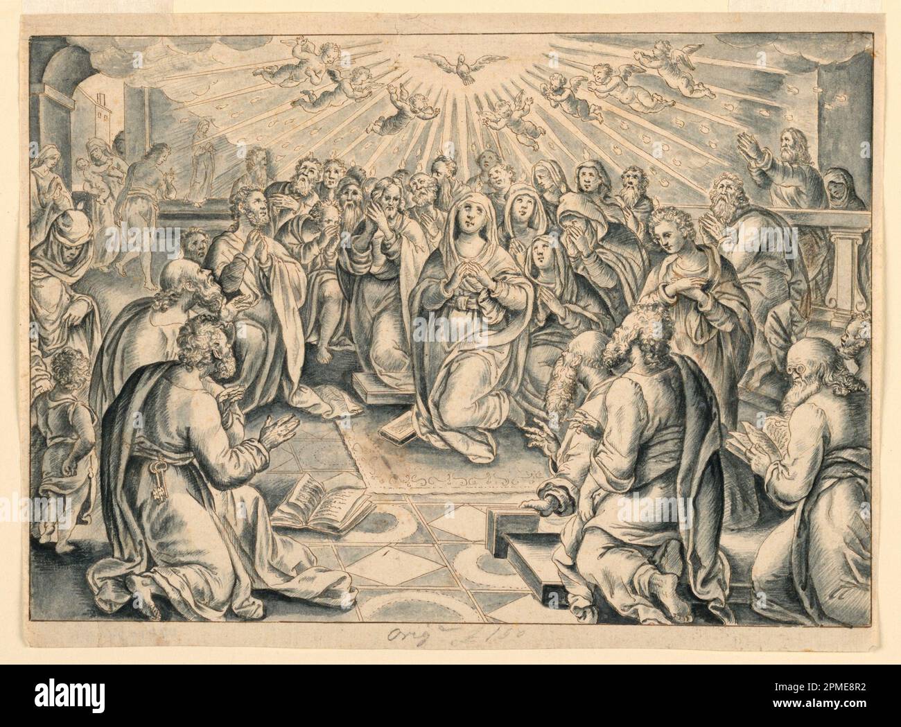 Drawing, Scene from Acts of the Apostles, after Stradanus; After Jan ...