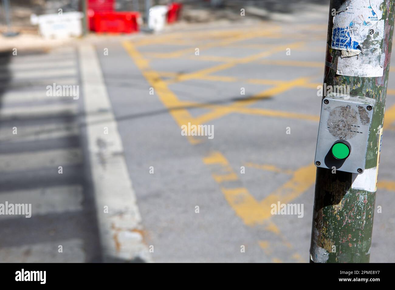 Coimbra, Portugal. 31st Mar, 2023. A pedestrian traffic light with a ...