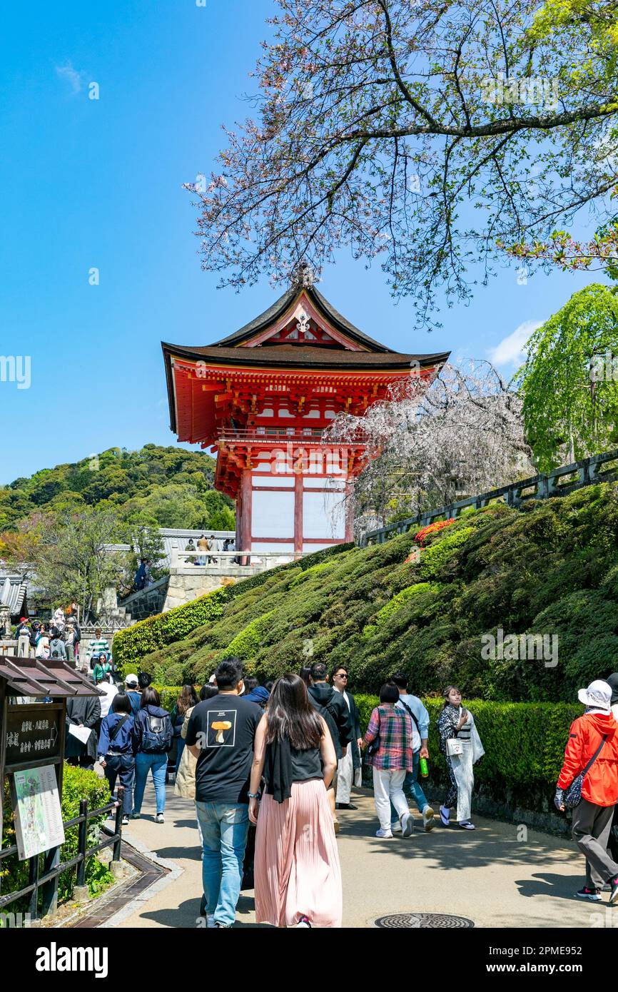 Kyoto Japan, Kiyomizu dera buddhist temple in eastern Kyoto, UNESCO ...