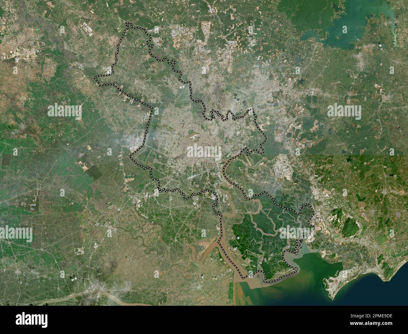 Ho Chi Minh, city|municipality|thanh pho of Vietnam. Low resolution ...