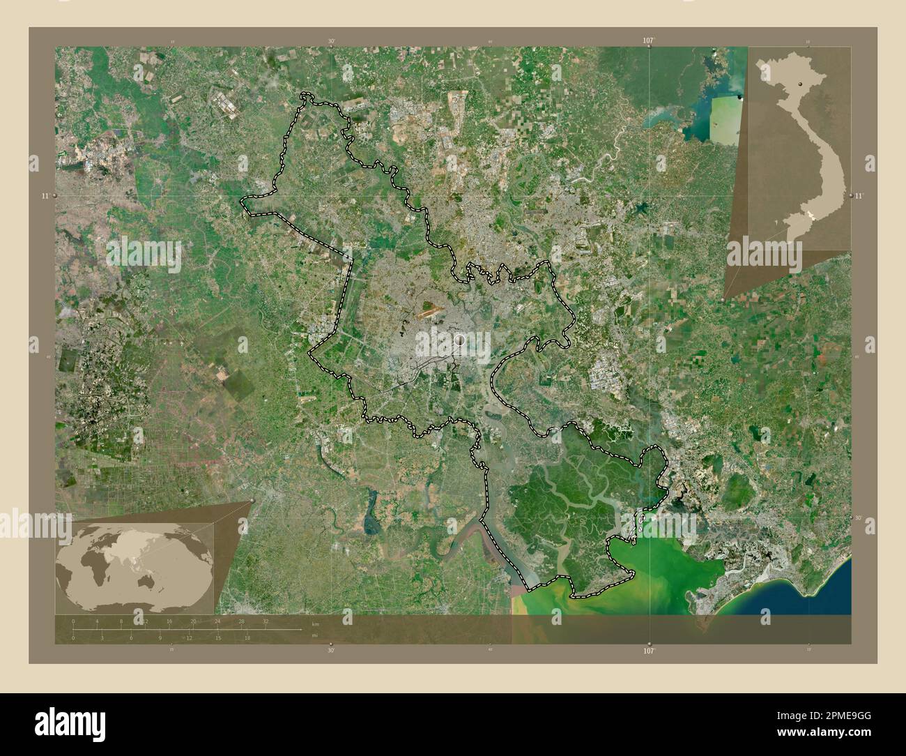 Ho Chi Minh, city|municipality|thanh pho of Vietnam. High resolution ...