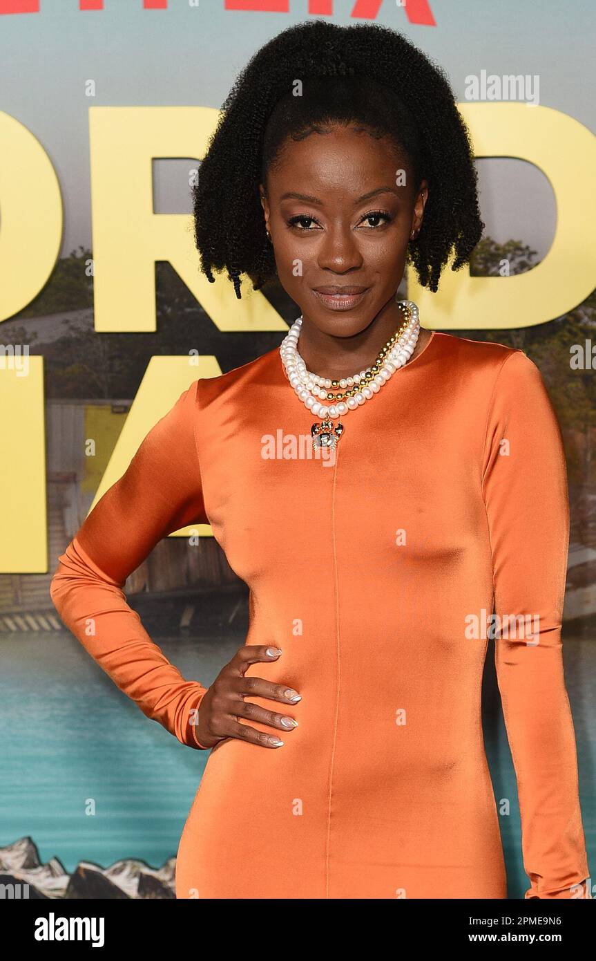 Sibongile Mlambo arrives at the premiere of "Florida Man" on Wednesday ...