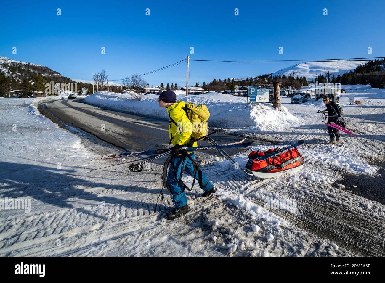 Ski touring in Rondane National Park, Norway Stock Photo - Alamy