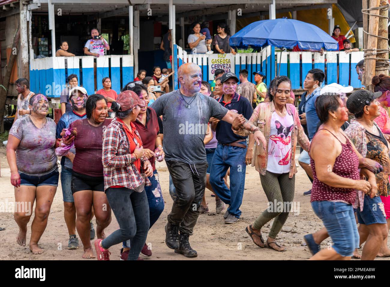 Carnival in Belen is known as Omagua and involves dancing around a ...