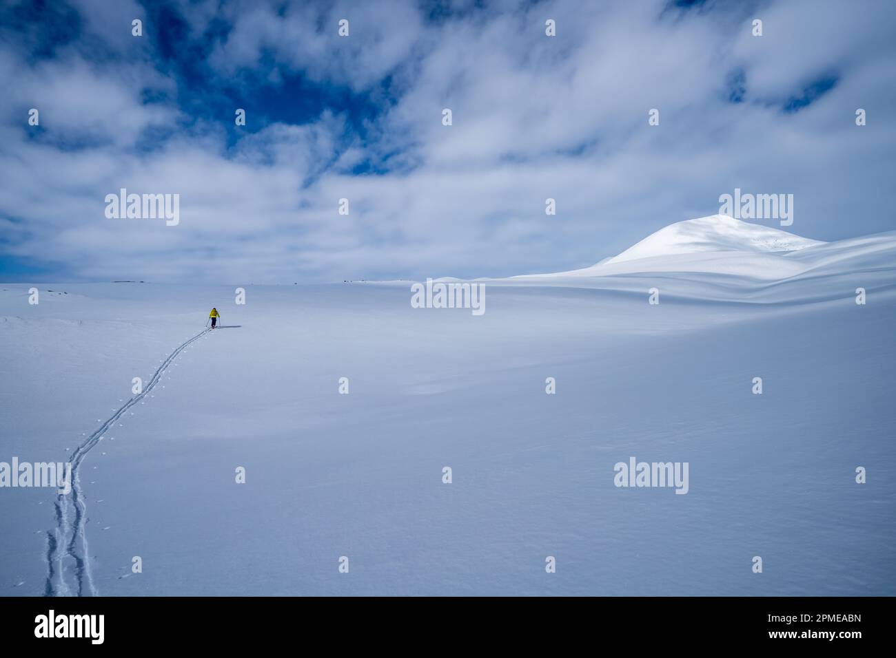 Ski touring in Rondane National Park, Norway Stock Photo - Alamy