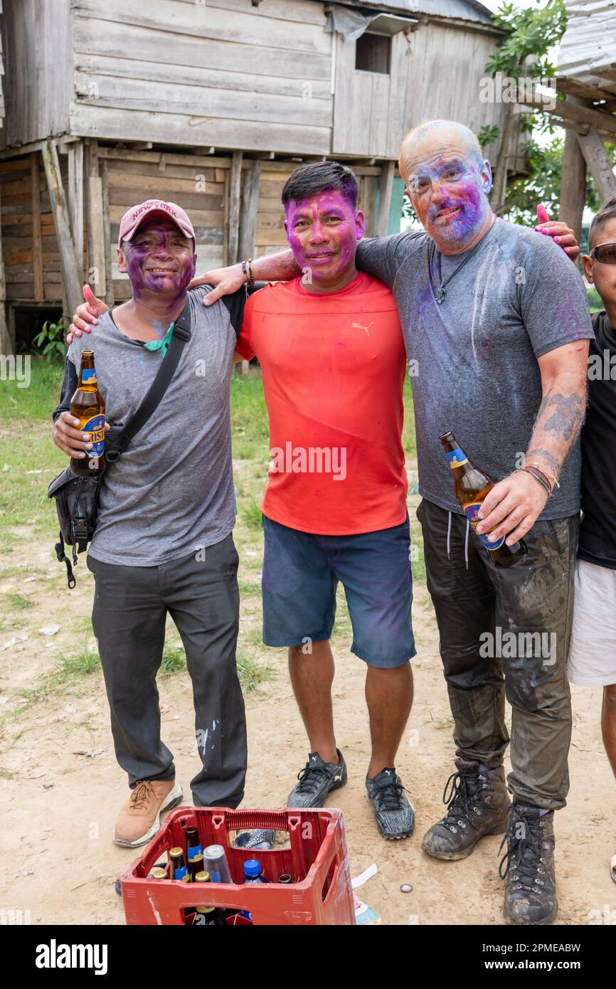 Carnival in Belen is known as Omagua and involves dancing around a ...