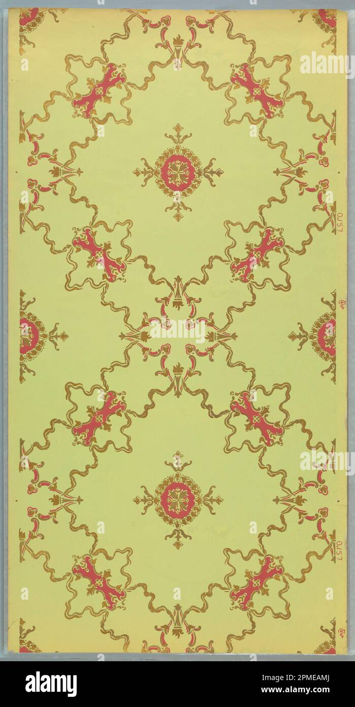 Ceiling Paper (USA); Manufactured by Cresswell & Washburn Ltd; machine ...