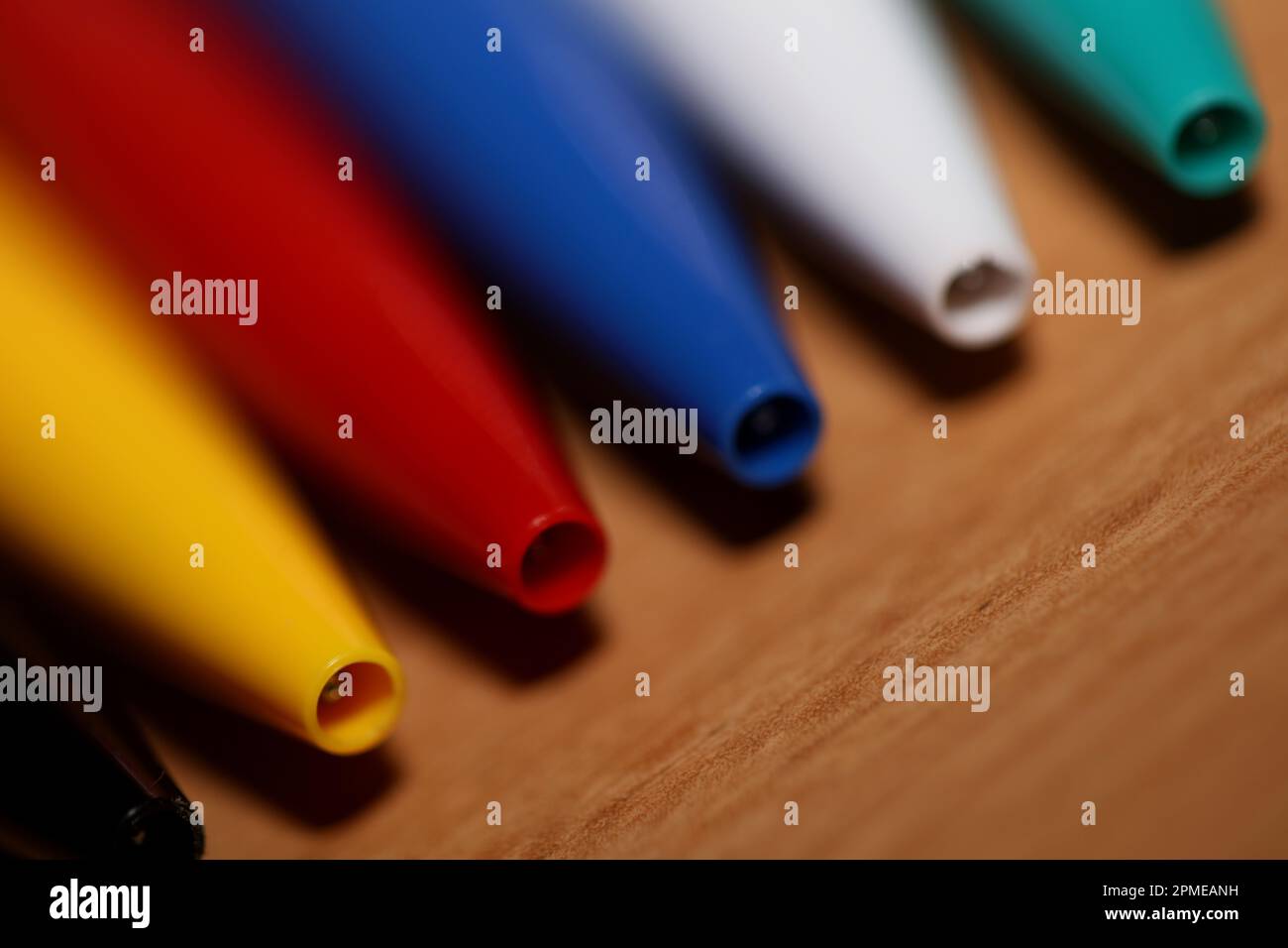Colorful pens close up background big size high quality instant print ...