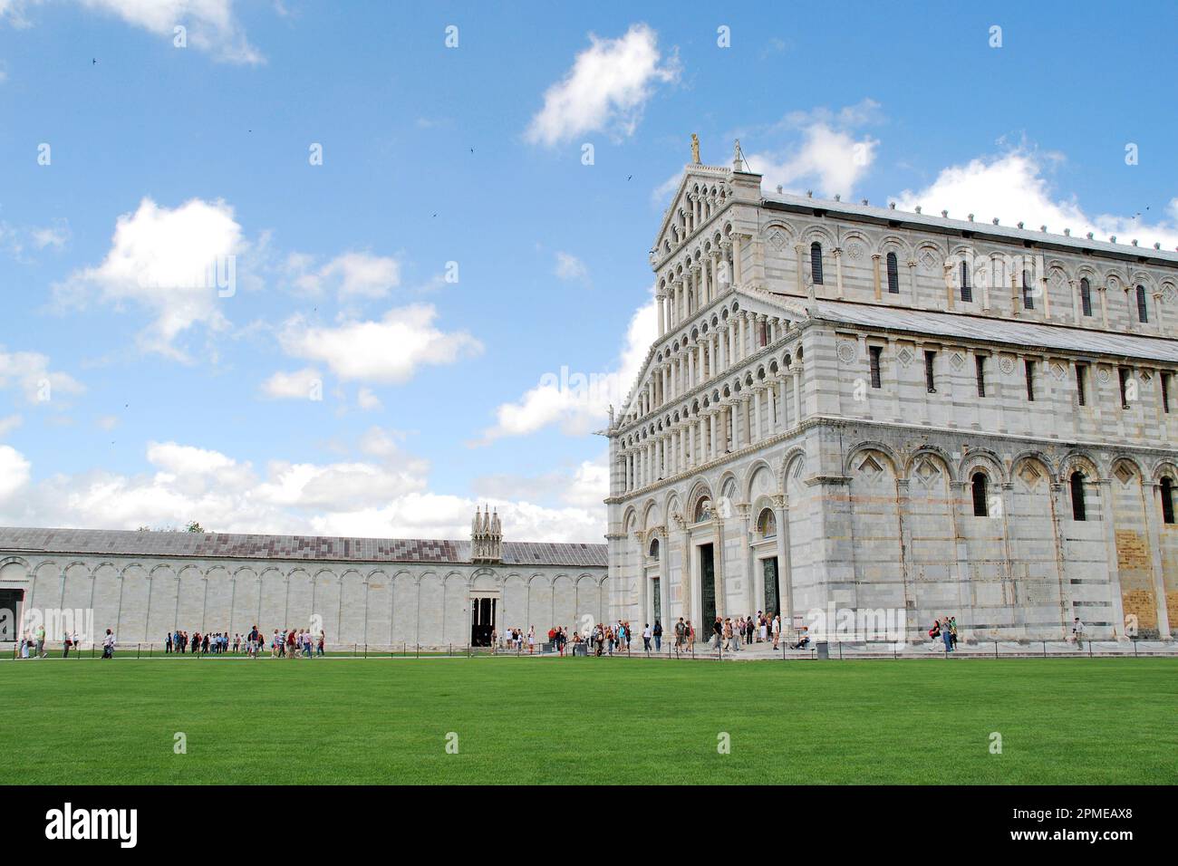 Pisa Cathedral, located in the Leaning Tower of Pisa complex, known ...