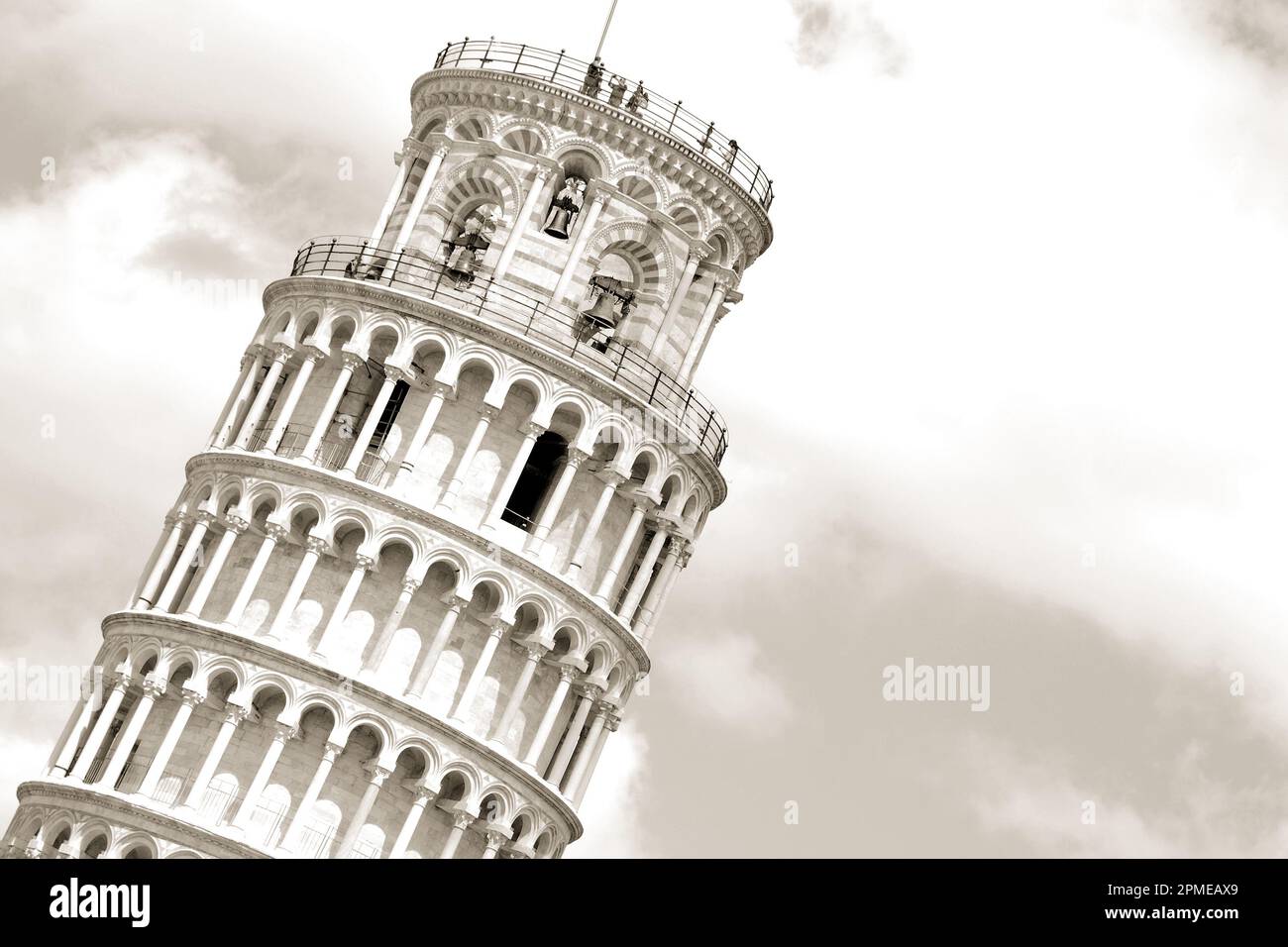 The Leaning Tower of Pisa, known worldwide for its unintended tilt ...