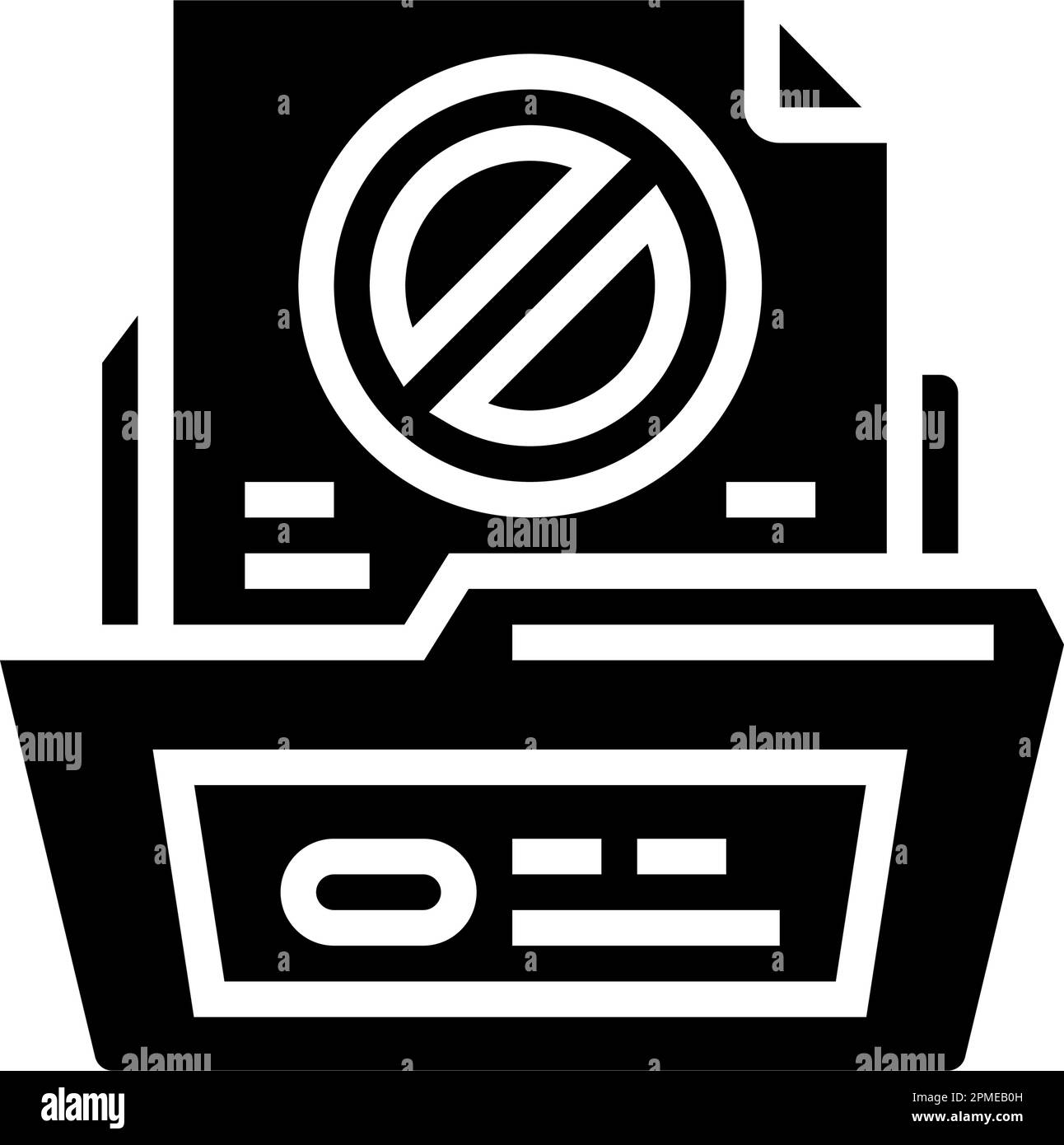 proposal rejected glyph icon vector illustration Stock Vector Image ... proposal rejected glyph icon vector illustration Stock Vector Image ...