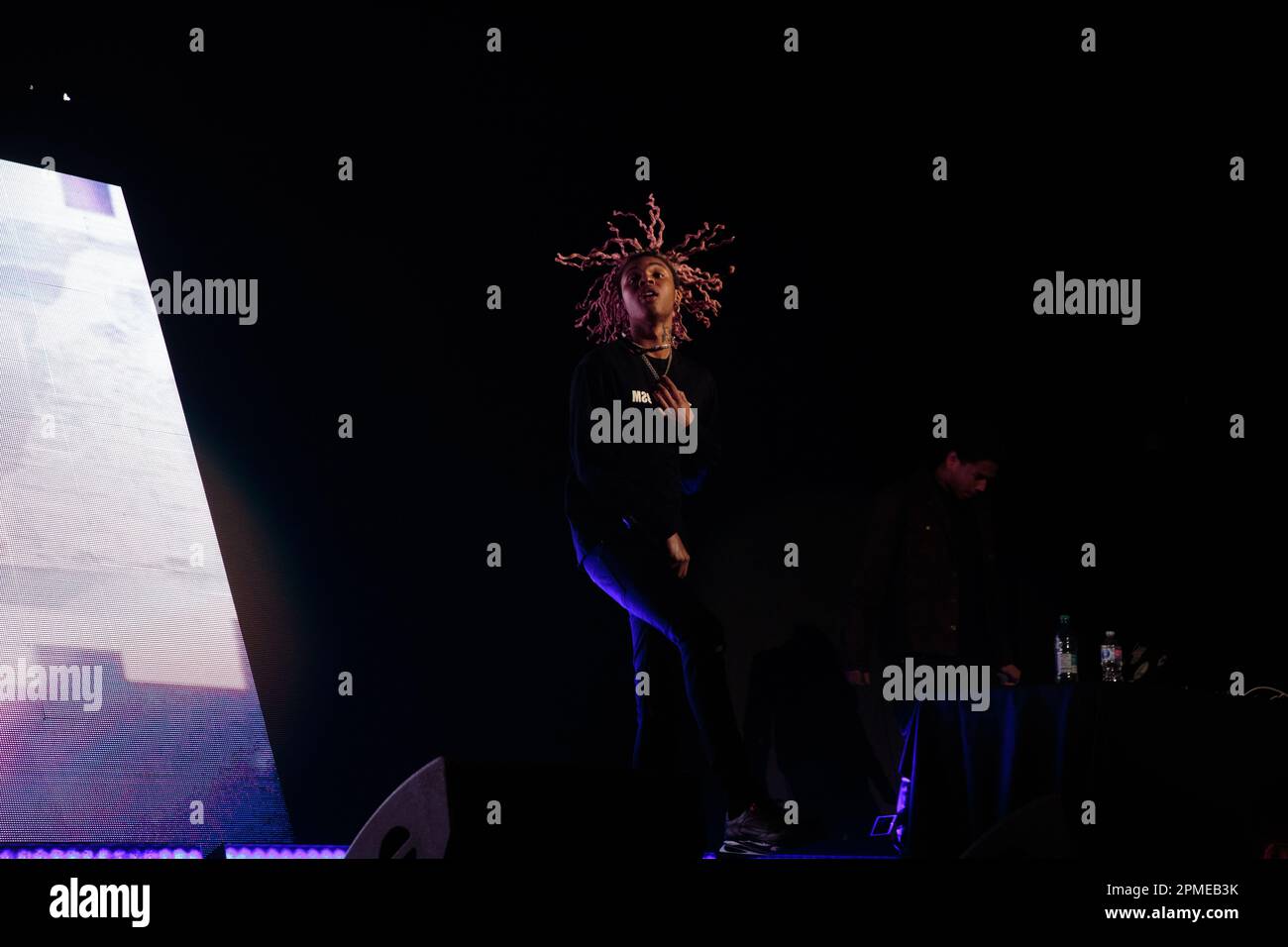 Atlanta Rapper SoFaygo perform on stage at Scotiabank Arena in Toronto ...