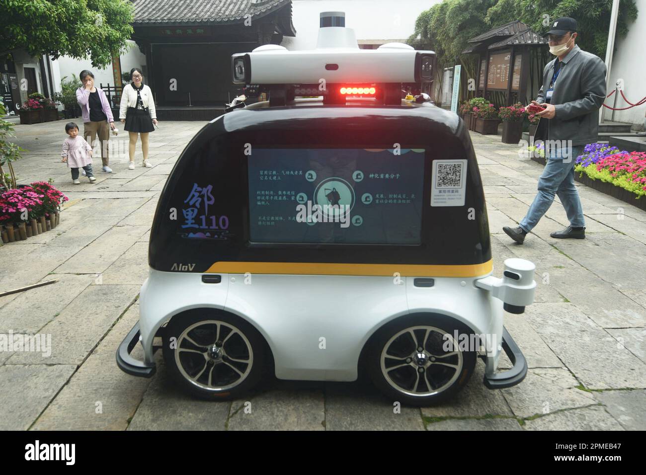 HANGZHOU, CHINA - APRIL 13, 2023 - Citizens watch "Neighborhood 110 ...