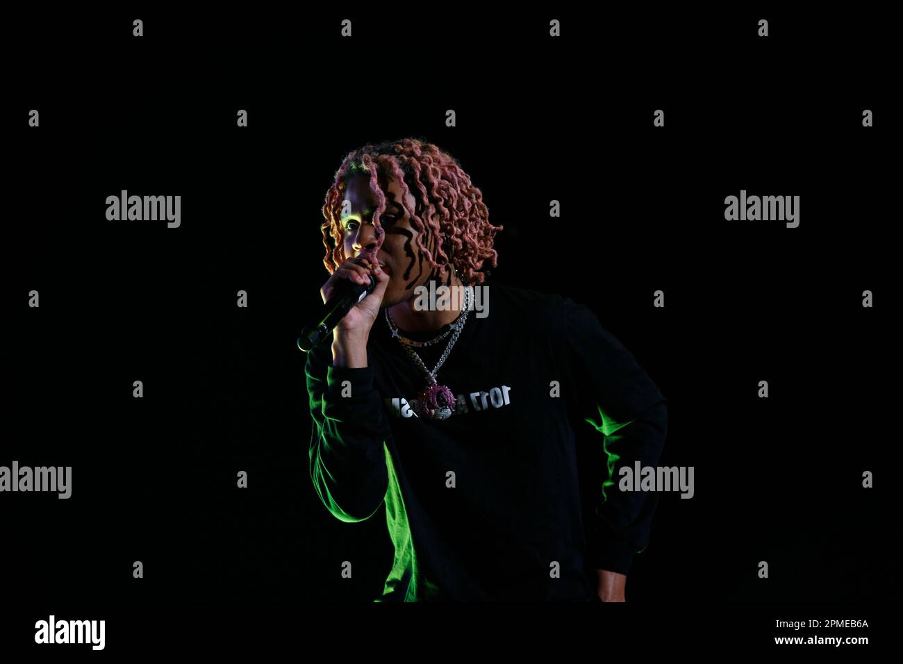 Atlanta Rapper SoFaygo perform on stage at Scotiabank Arena in Toronto ...