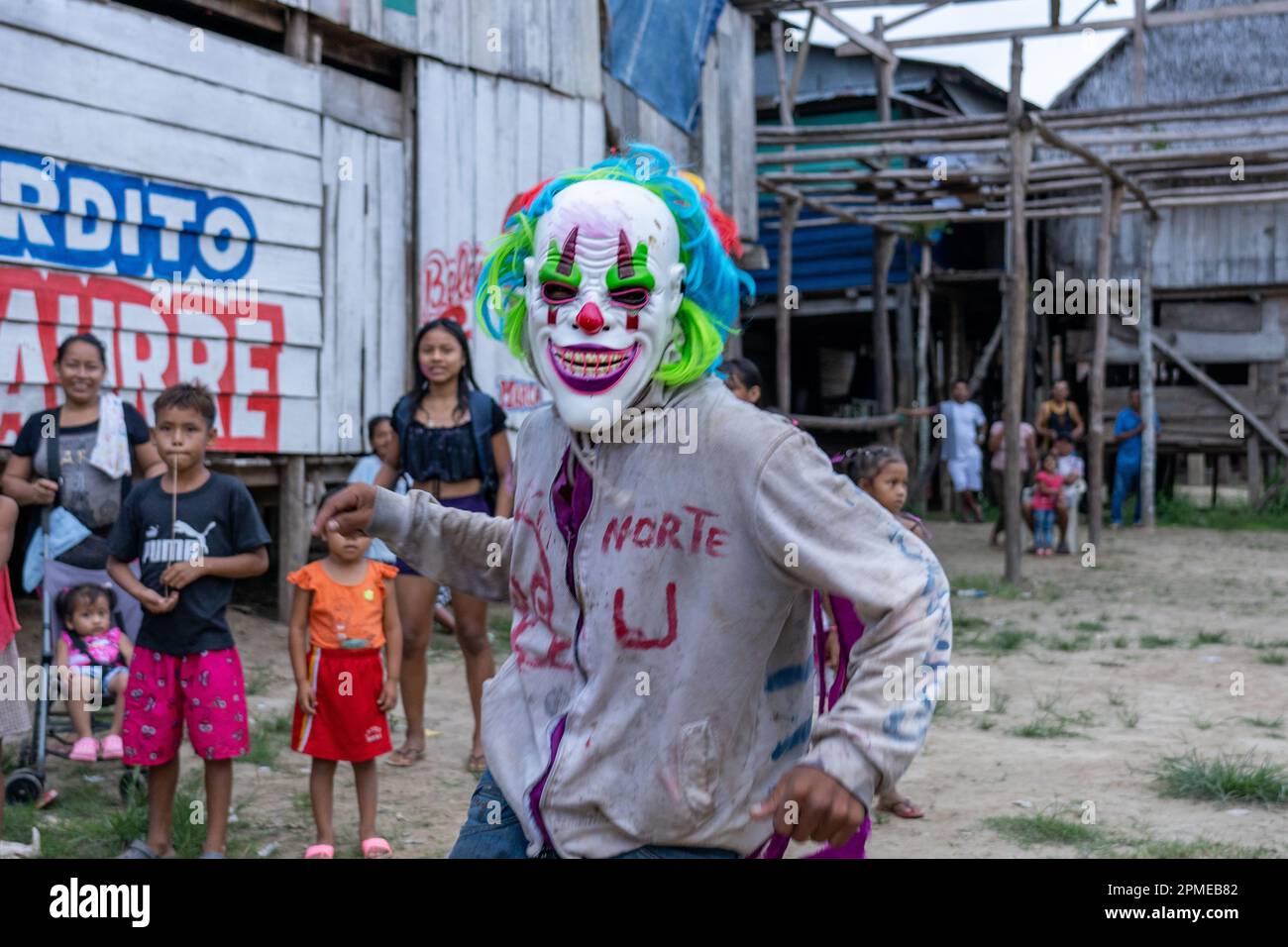 Carnival in Belen is known as Omagua and involves dancing around a ...