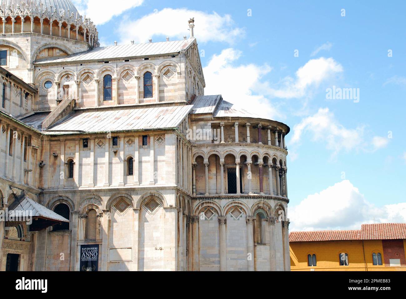 Pisa Cathedral, located in the Leaning Tower of Pisa complex, known ...