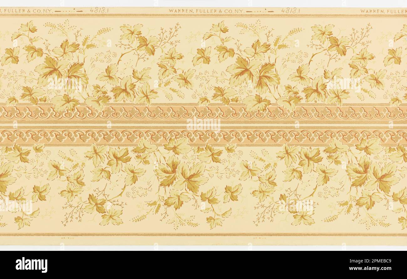 Frieze (USA); Manufactured by Warren, Fuller and Co.; machine-printed ...