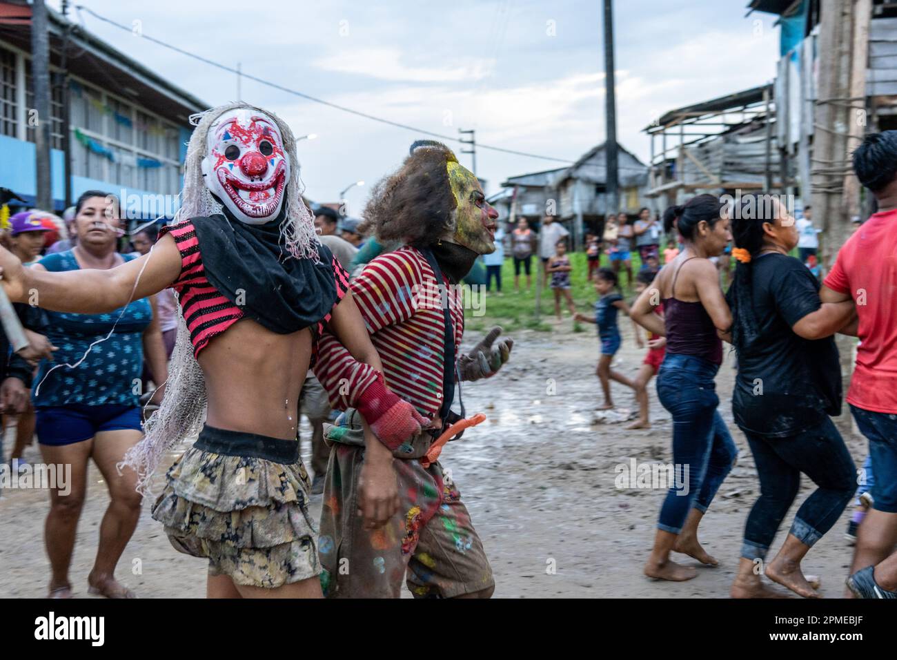 Carnival in Belen is known as Omagua and involves dancing around a ...