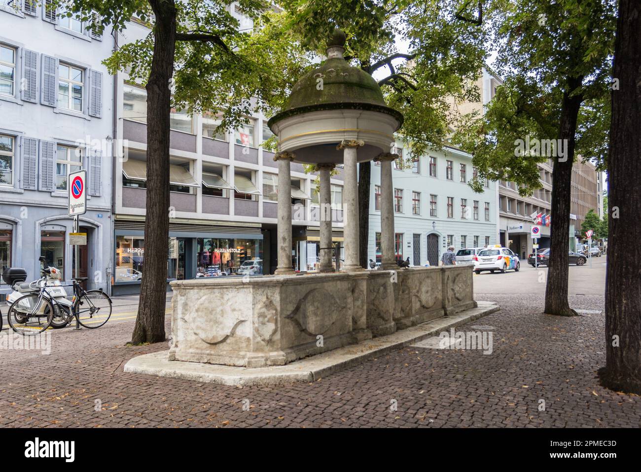 The Four Linden Fountain (built in 1758,) which is surounded by four ...