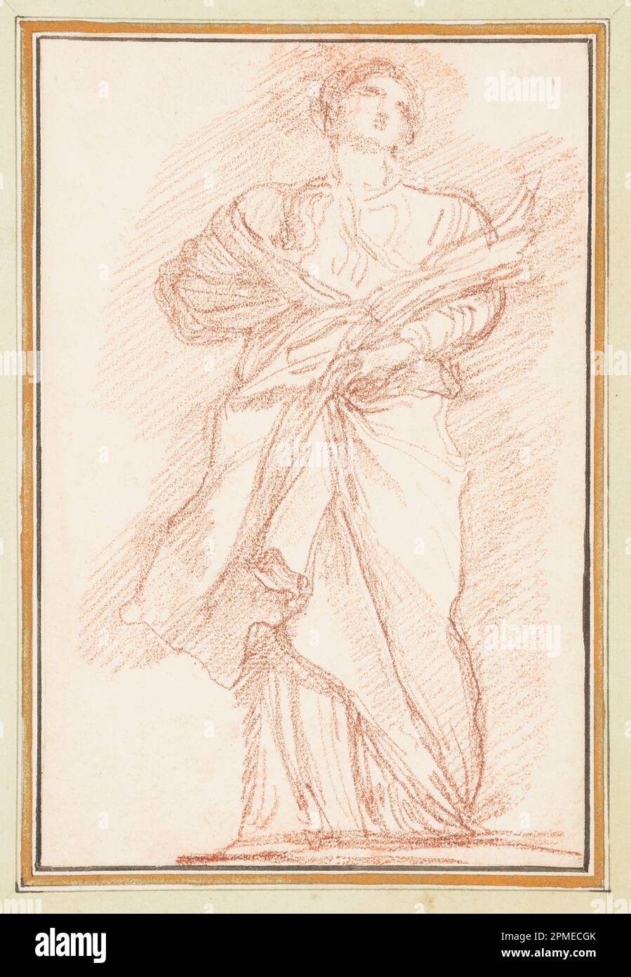 St lucy from st peters colonnade this is a drawing hi-res stock ...