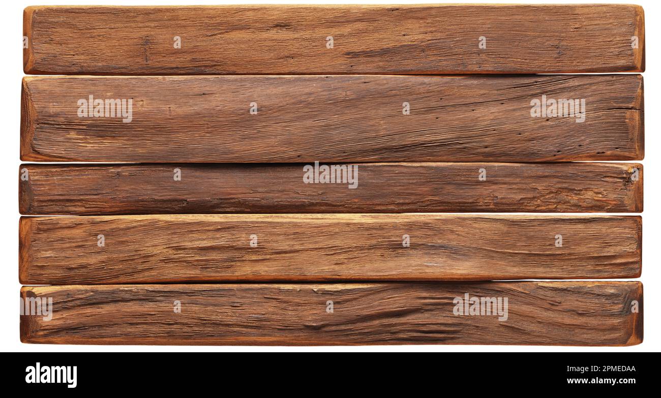 wooden rustic table texture, old boards isolated on white Stock Photo ...