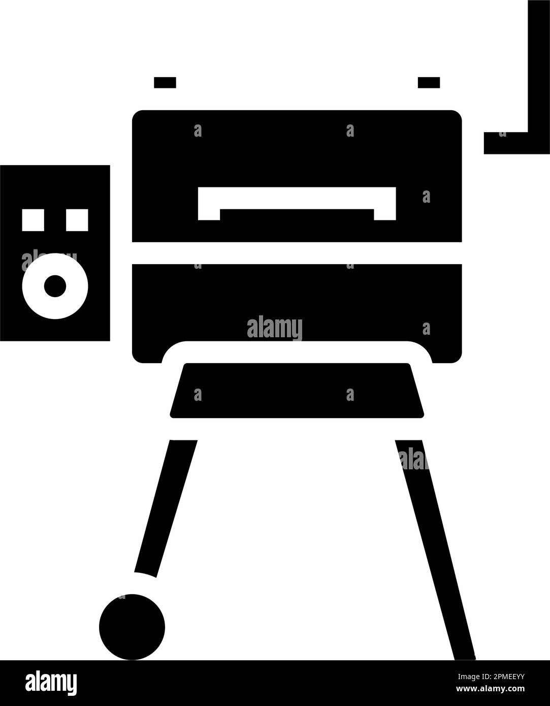 smoker food glyph icon vector illustration Stock Vector Image & Art - Alamy