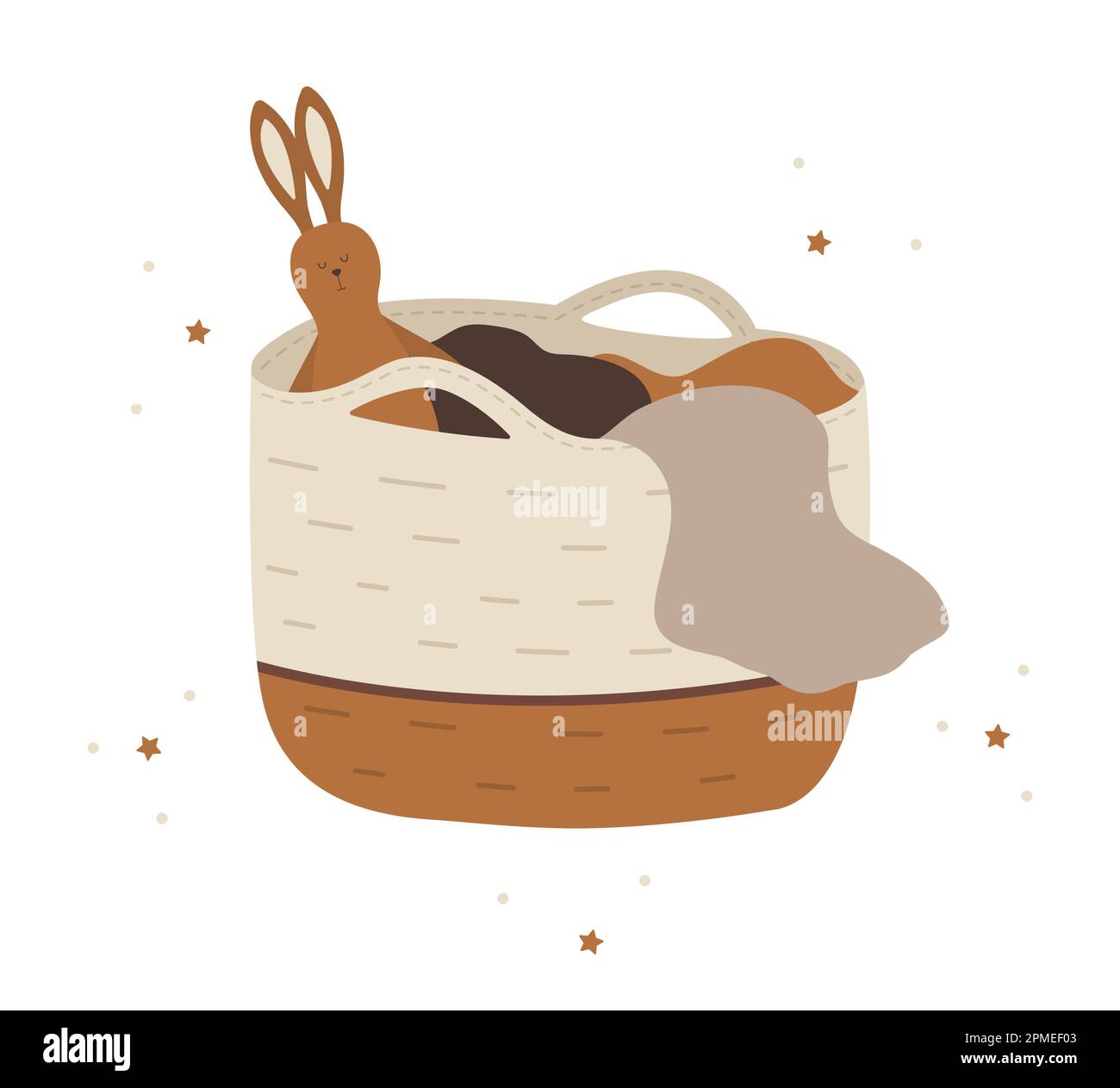 Welcome home basket Stock Vector Images - Alamy