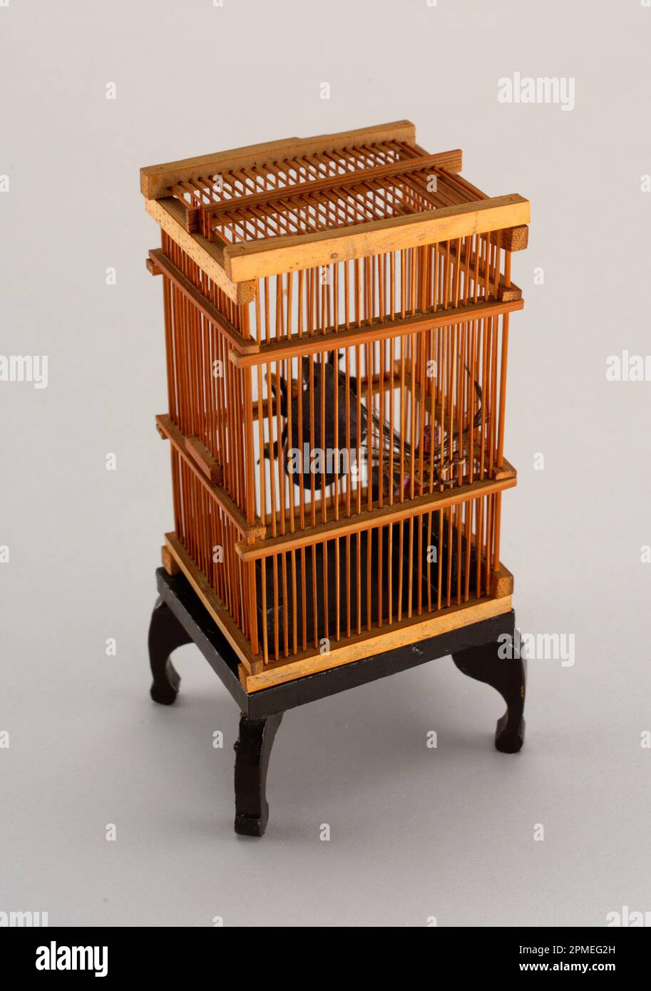 Cricket Cage And Base (Japan), late 19th century; rattan, bamboo ...