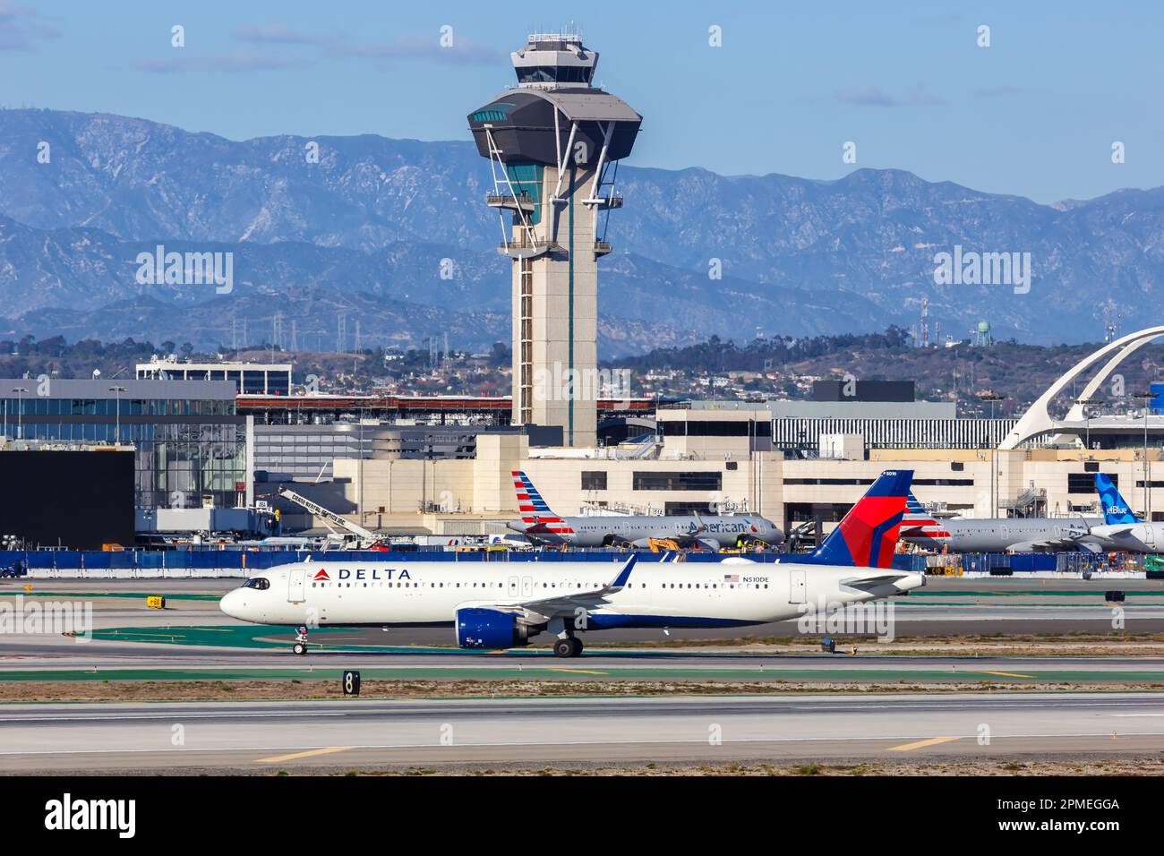 Los Angeles, United States – November 3, 2022: Delta Air Lines Airbus ...
