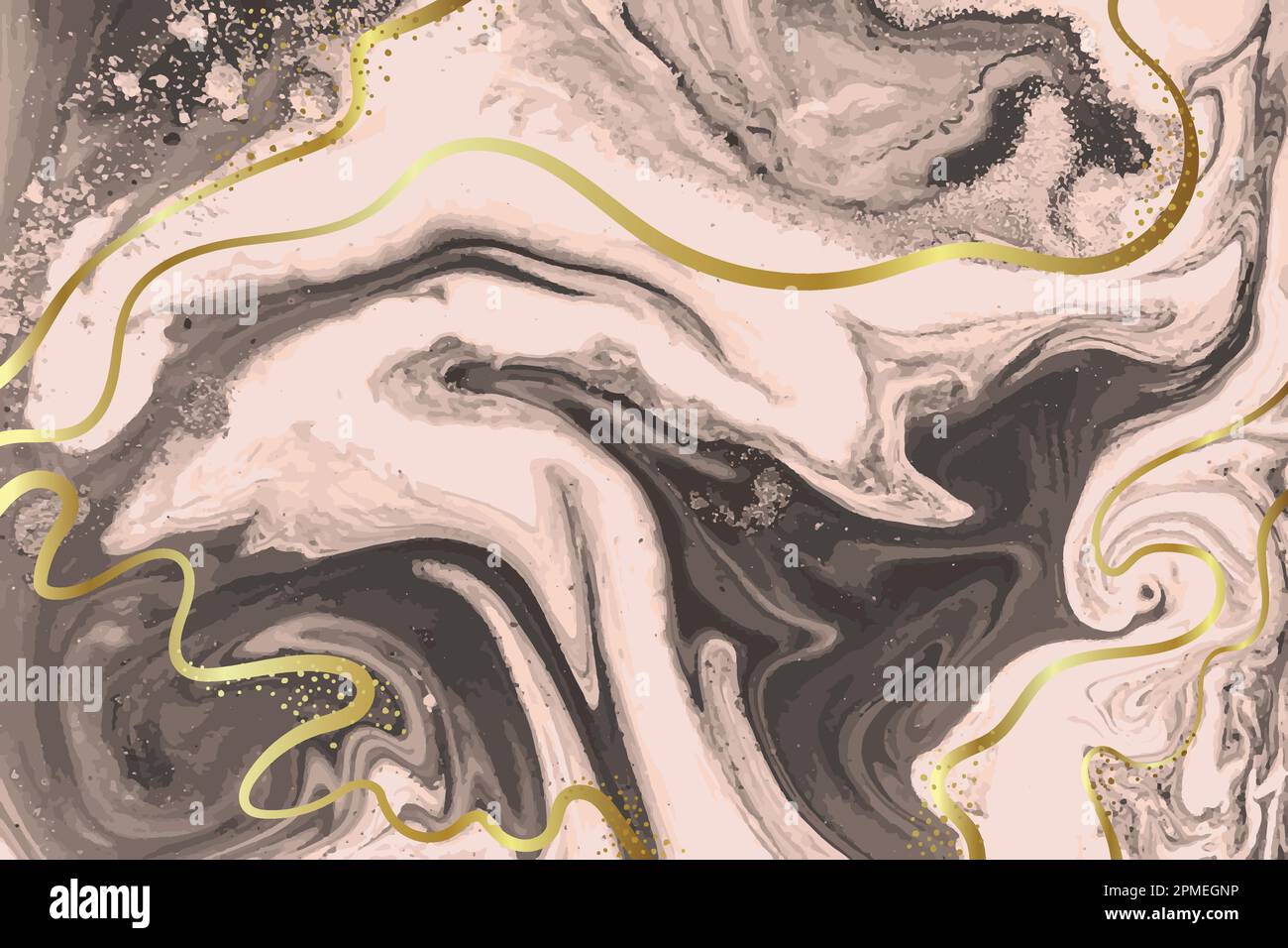 Light Beige and Gold Marble Vector Background Stock Vector Image & Art ...