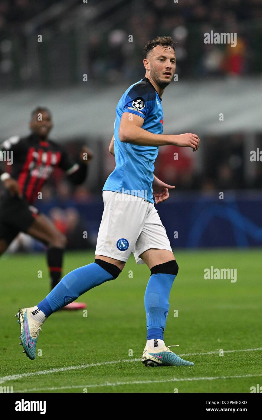 Amir Rrahmani of SSC Napoli during the UEFA Champions League quarter ...