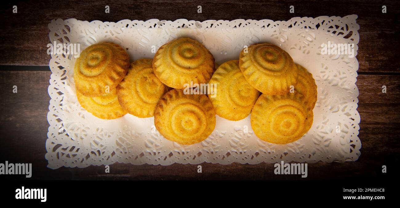 Traditional eid maamoul or mamoul cookies with dates, nuts, and jam ...