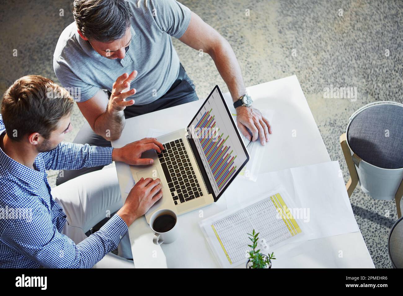 Charting men hi-res stock photography and images - Alamy