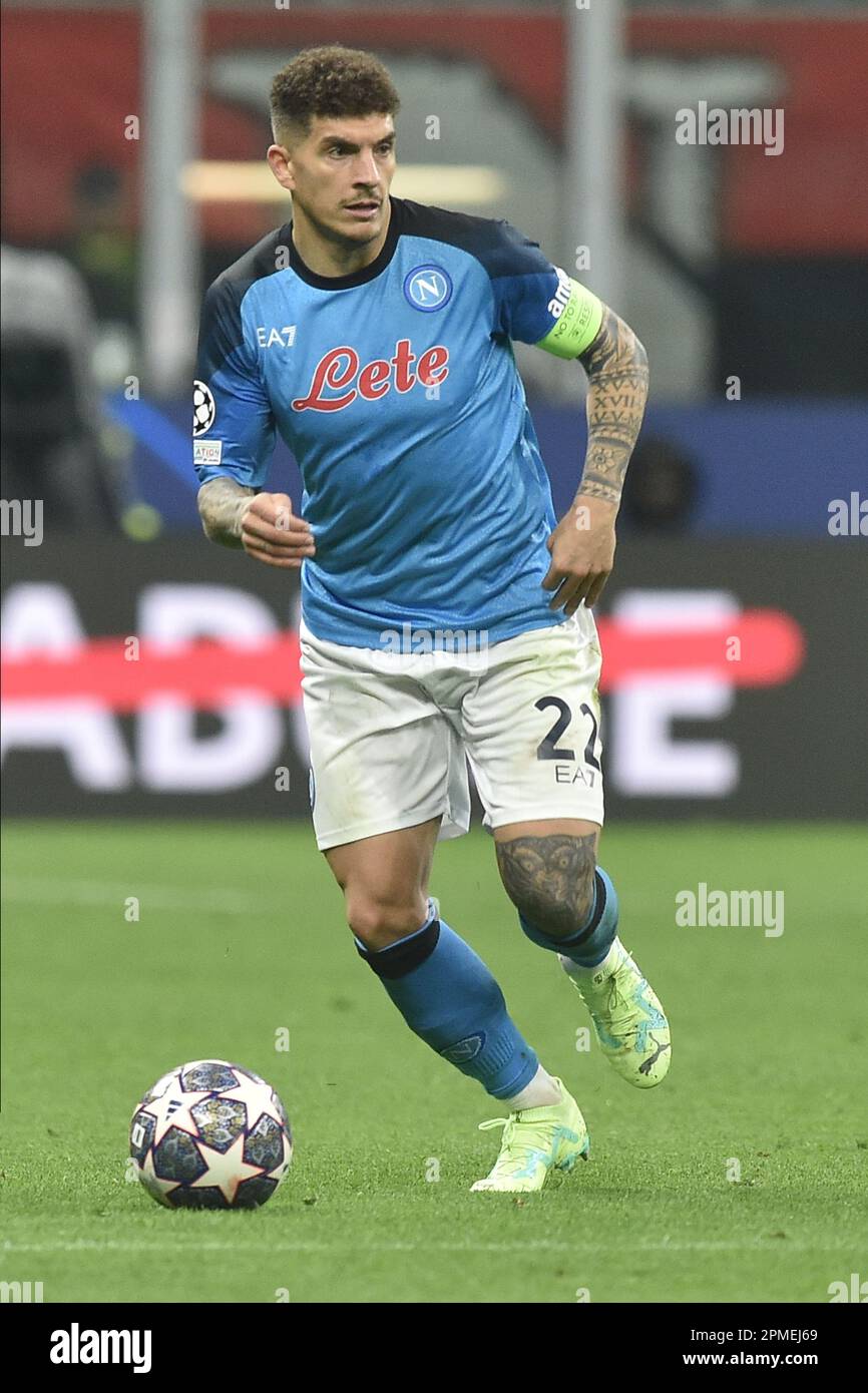 Giovanni Di Lorenzo of SSC Napoli in action during the Uefa Champions ...