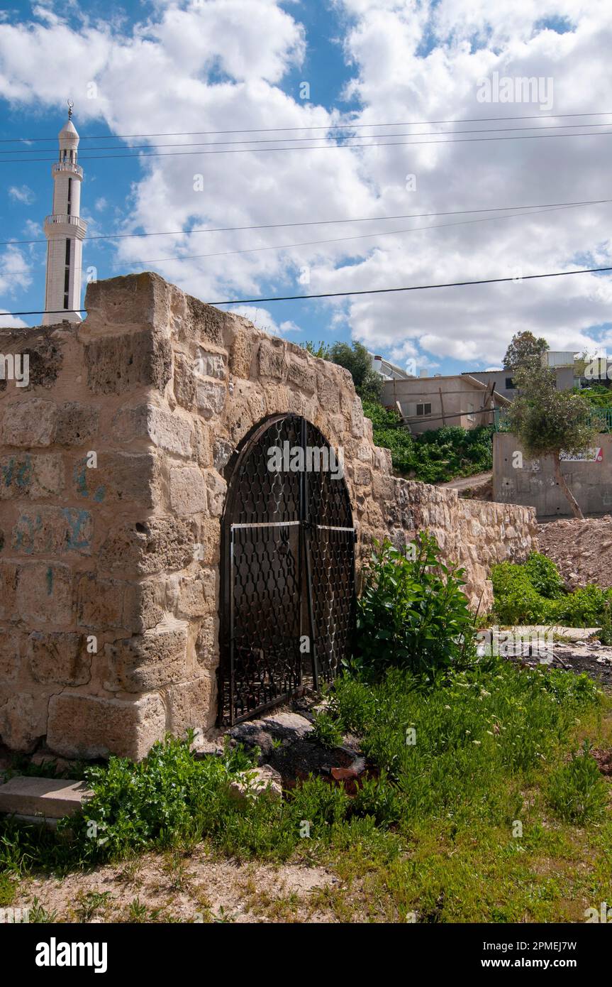 Ancient water well in Lakiya, Northern Negev, Israel Lakiya, or Laqye ...