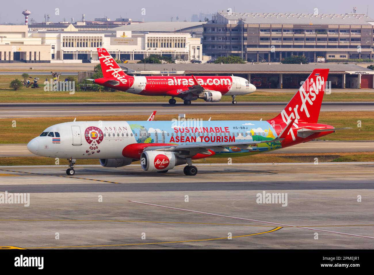 Bangkok, Thailand - February 14, 2023: AirAsia Airbus A320 airplane ...