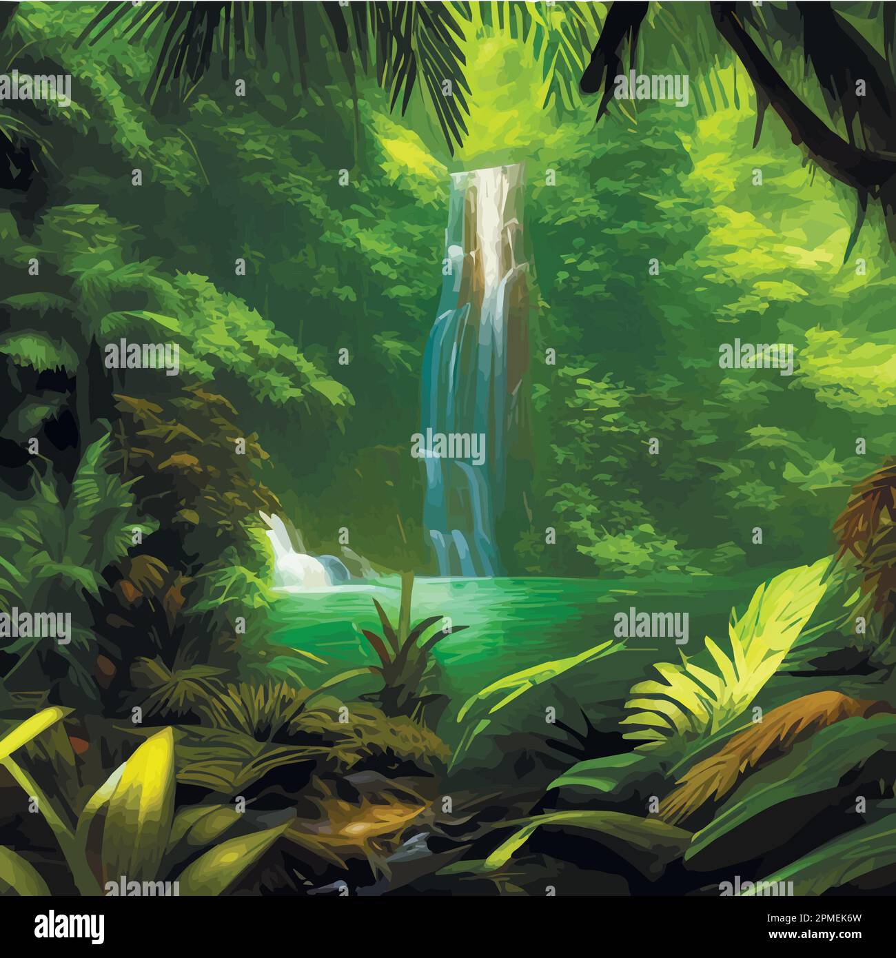 Bog hiking trail Stock Vector Images - Alamy