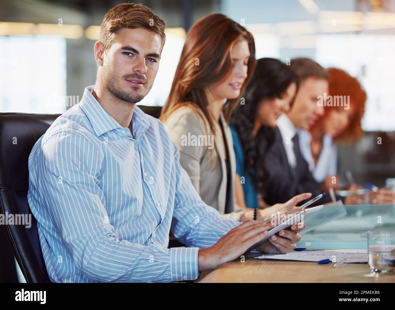 Ive got the right tool for the job. Portrait of a businessman in a ...