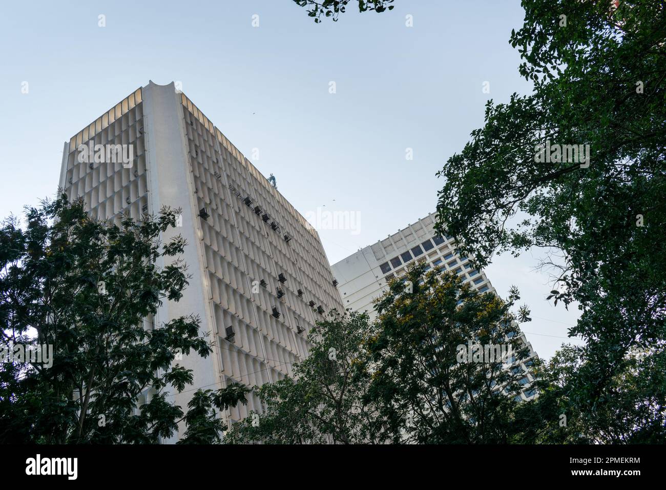 Low angle view of beautiful skyscrapers in Mumbai India Stock Photo - Alamy