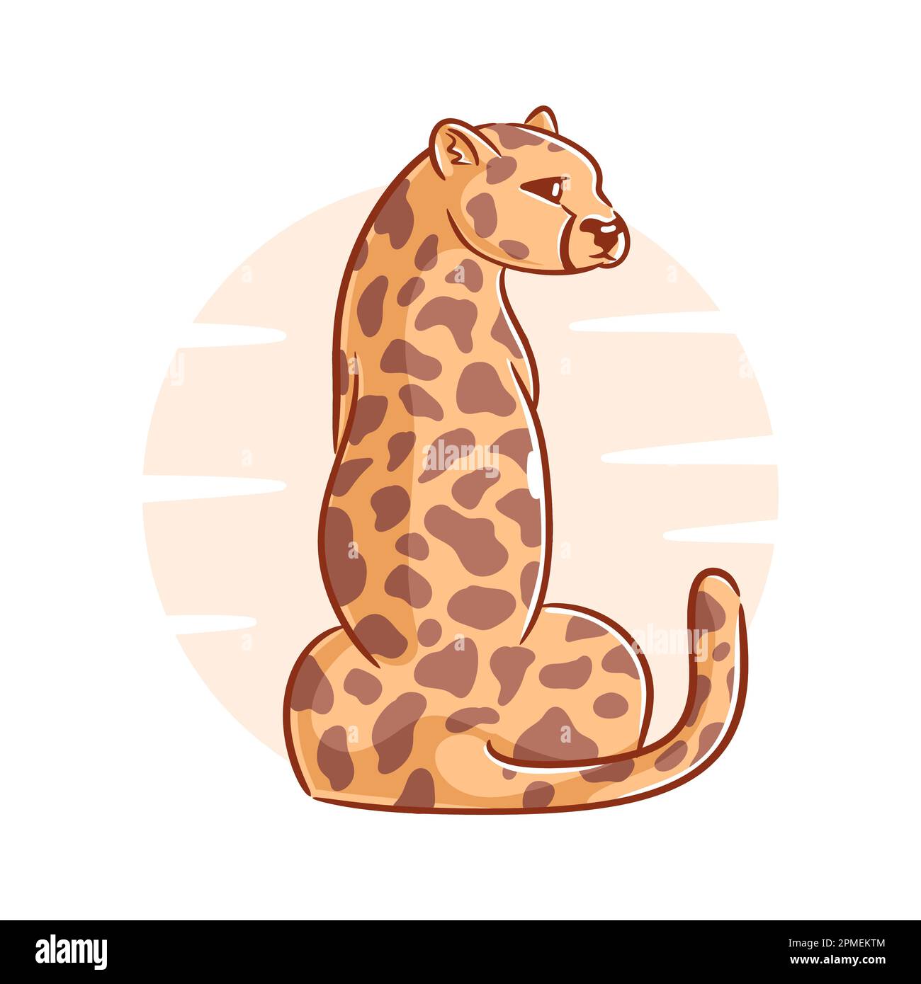 Cheetah Cartoon Drawing