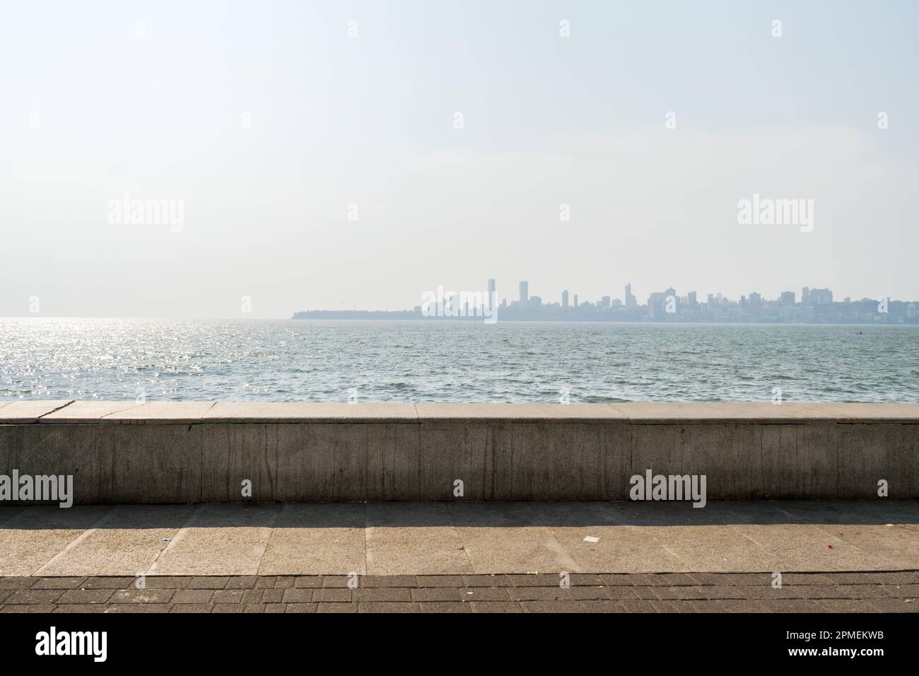 Beautiful urban landscape of the skyline of Mumbai from Nariman Point ...