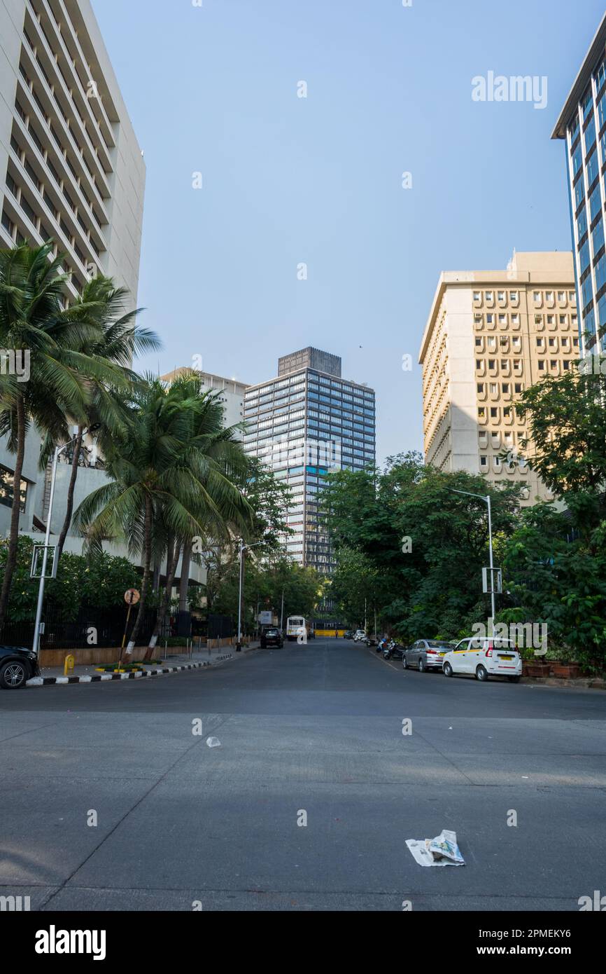 Cityscape office buildings with modern corporate architecture of ...