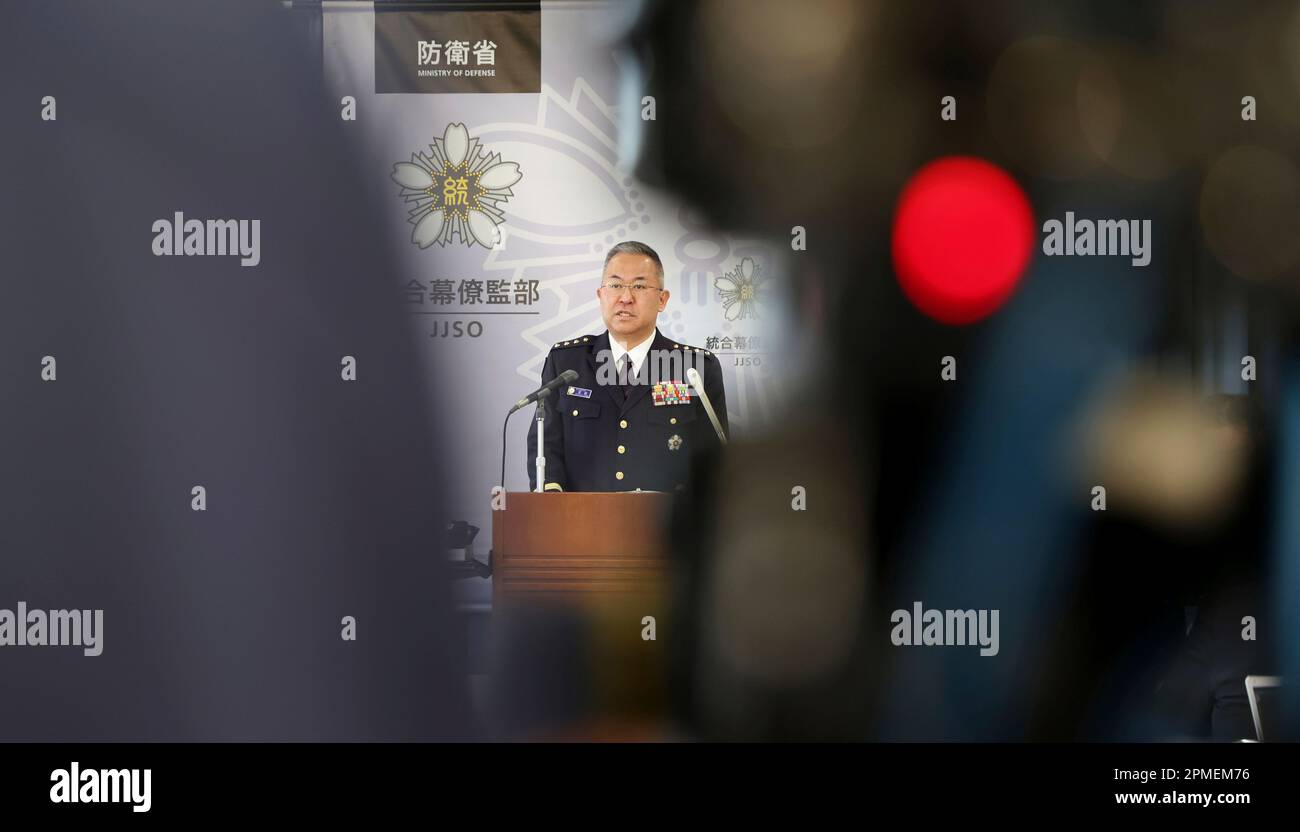 Yoshihide Yoshida, Chief of Staff, Joint Staff, the head of the Joint ...