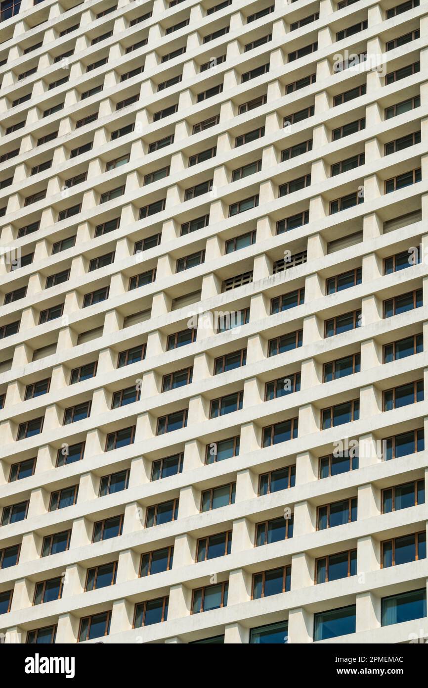 The exterior of the iconic Trident Hotel at Nariman Point in Mumbai ...