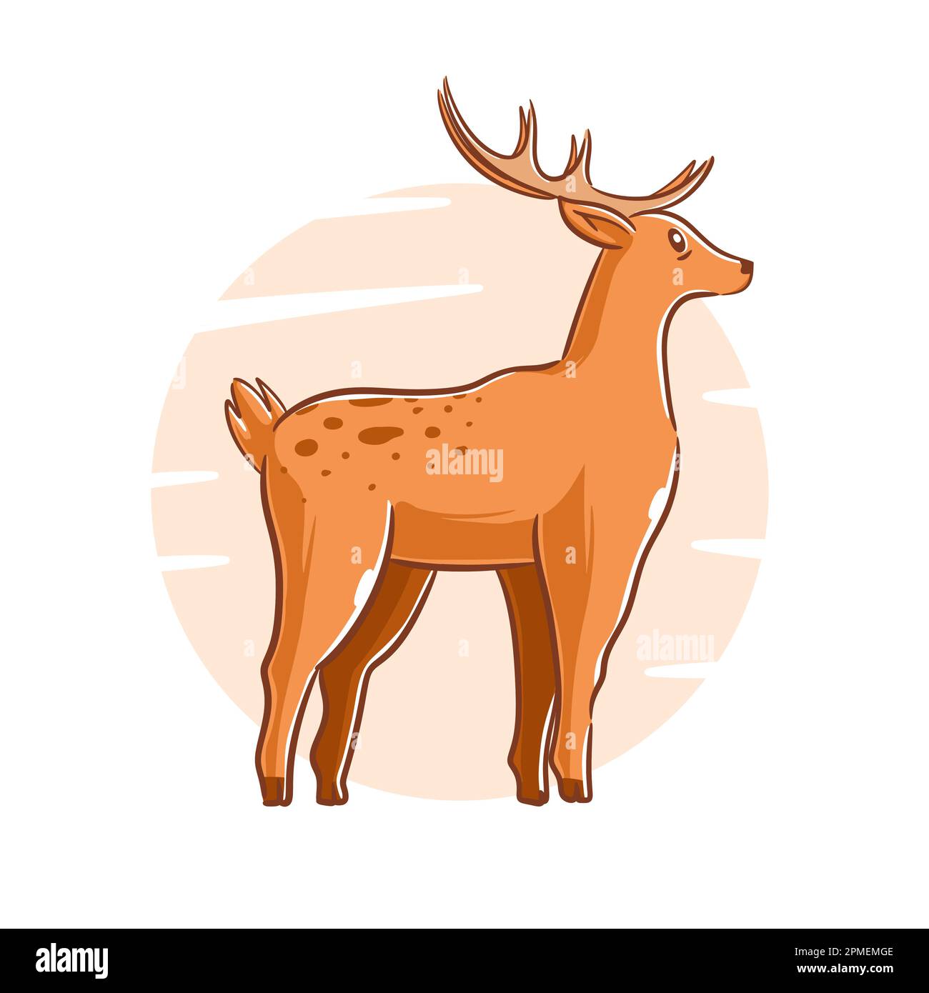 Vector hand drawn deer cartoon character Stock Vector Image & Art - Alamy Vector hand drawn deer cartoon character Stock Vector Image & Art - Alamy
