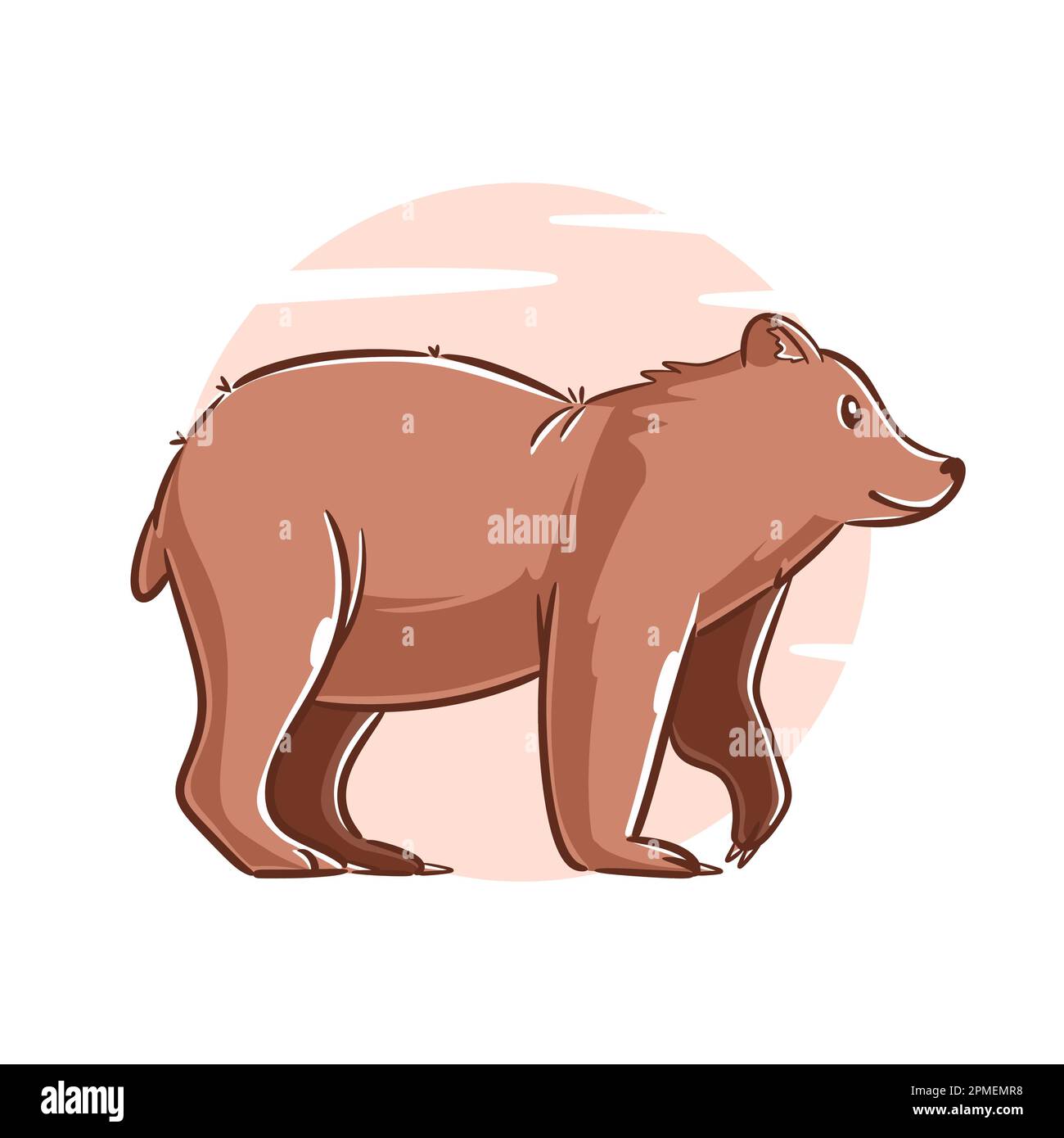 Vector hand drawn bear cartoon character Stock Vector Image & Art - Alamy