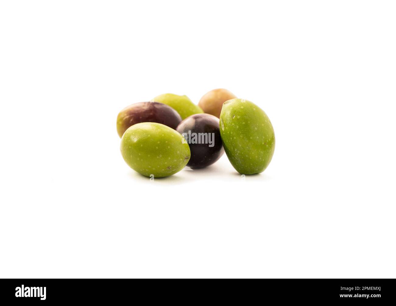 Fresh olives isolated on white background. Olives on white background ...