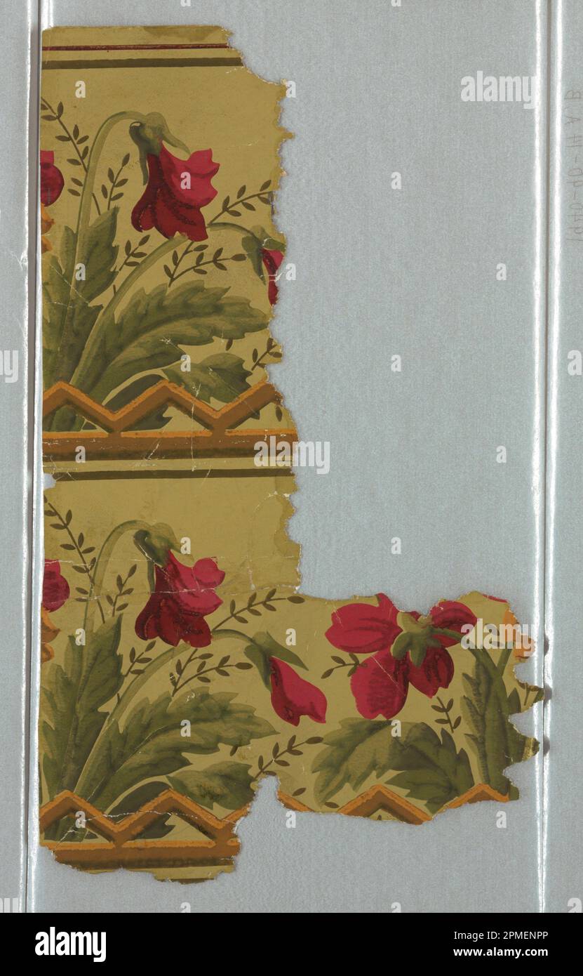 Border (USA); machine-printed paper; 1940-90-14-a,b Stock Photo - Alamy