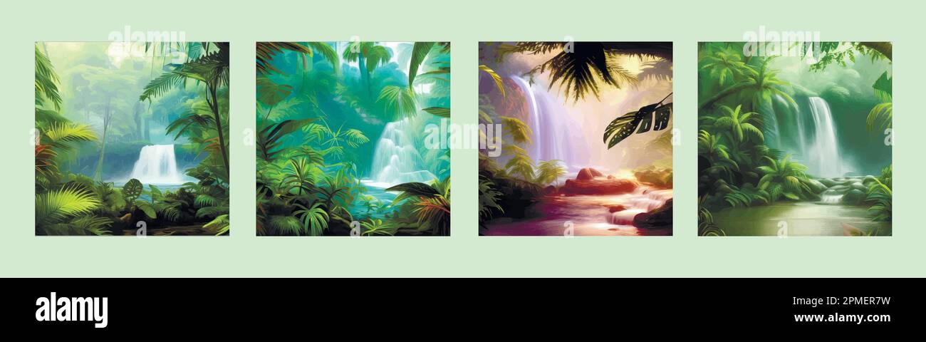 Trees of ecuador Stock Vector Images - Alamy